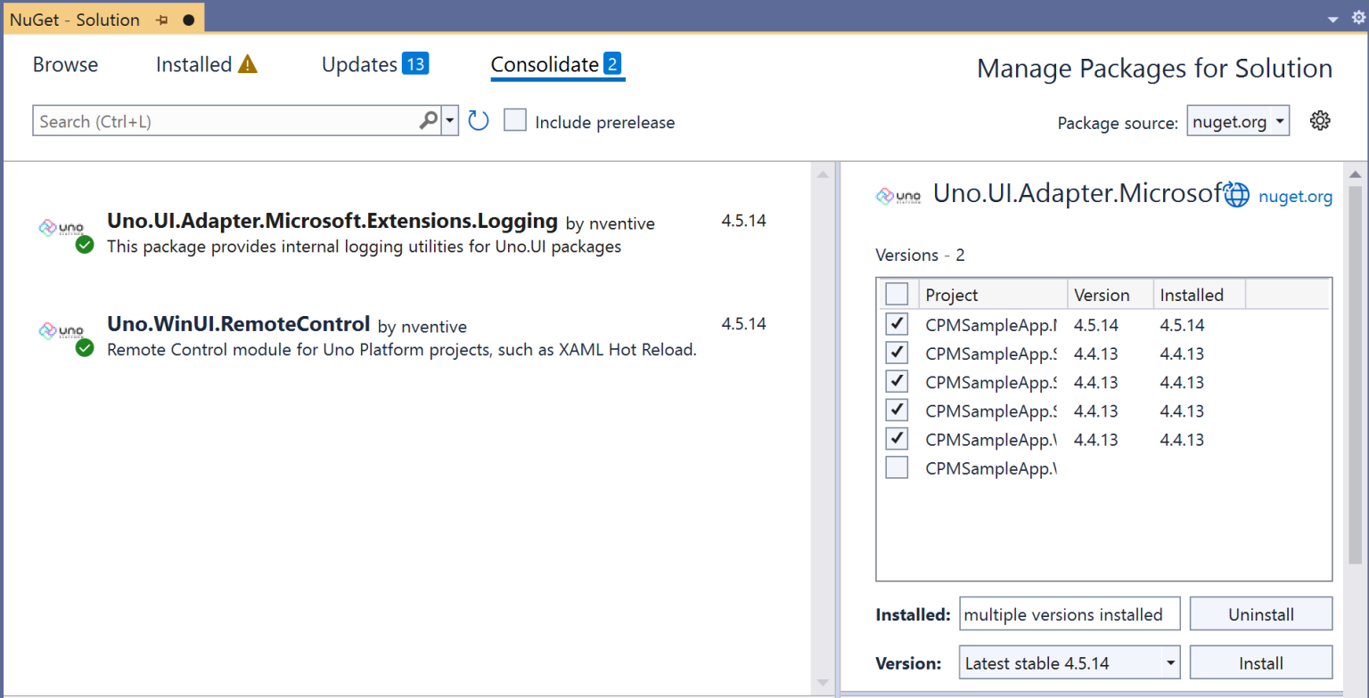 Simplify Nuget Package Versions In Your Application With Central Package Management Nicks