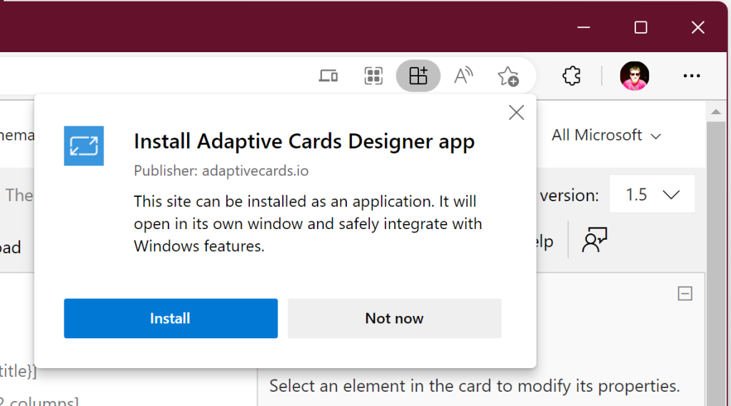 Designing Widgets for Windows 11 with AdaptiveCards.IO - Nick's .NET ...