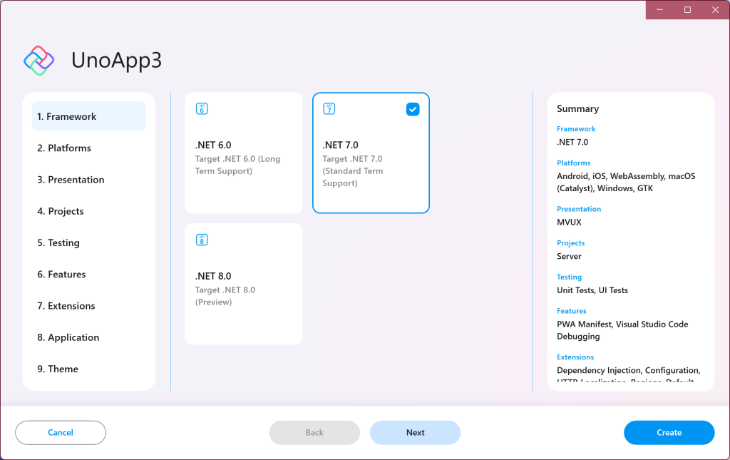 Deep dive - Uno Platform Template Wizard - Framework, Platforms and ...
