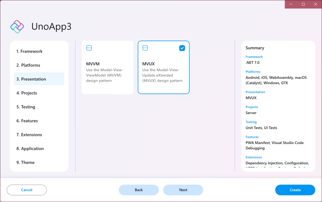 Deep Dive Uno Platform Template Wizard Framework Platforms And
