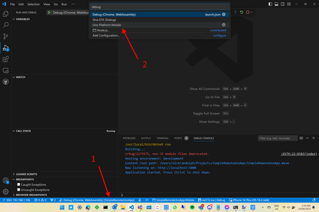 iOS Debugging on Windows - VS Code Extension - Nick's .NET Travels