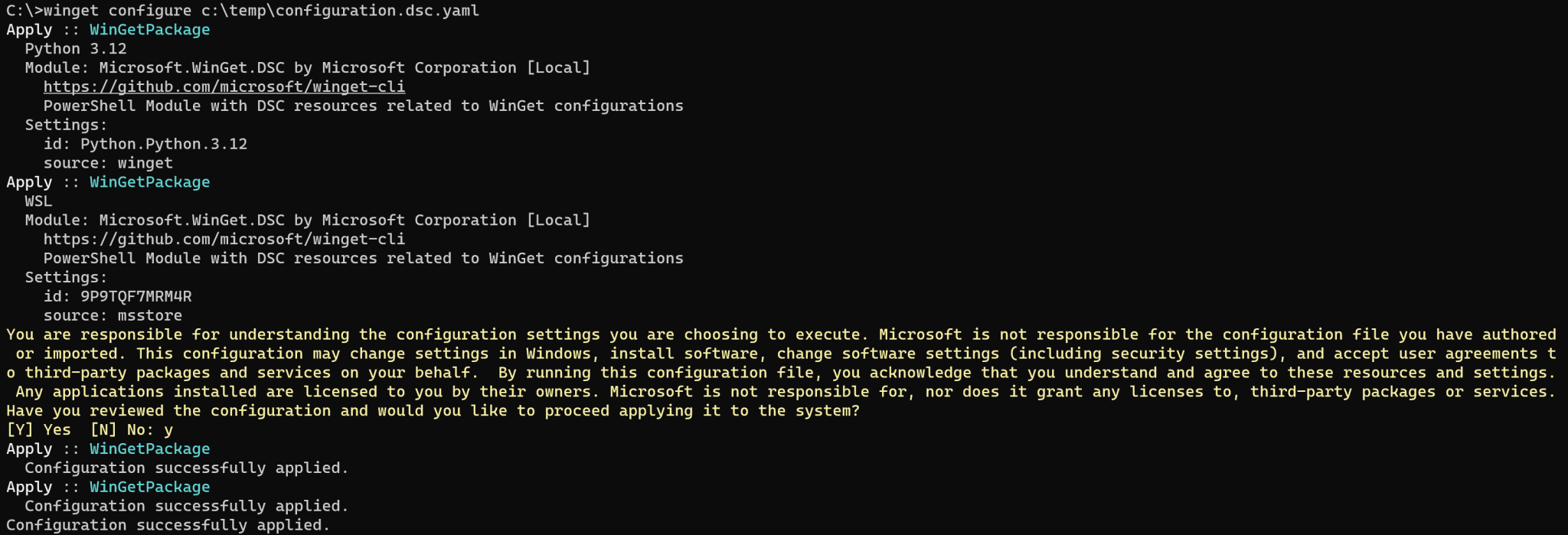 Getting Started with WinGet Configuration - Nick's .NET Travels